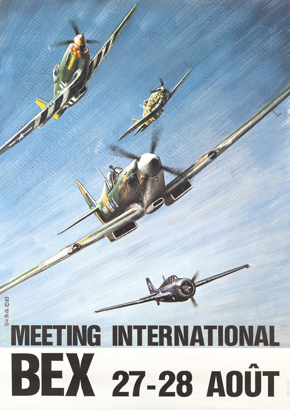 Vintage poster – Bex, Meeting d'Aviation – Galerie 1 2 3
