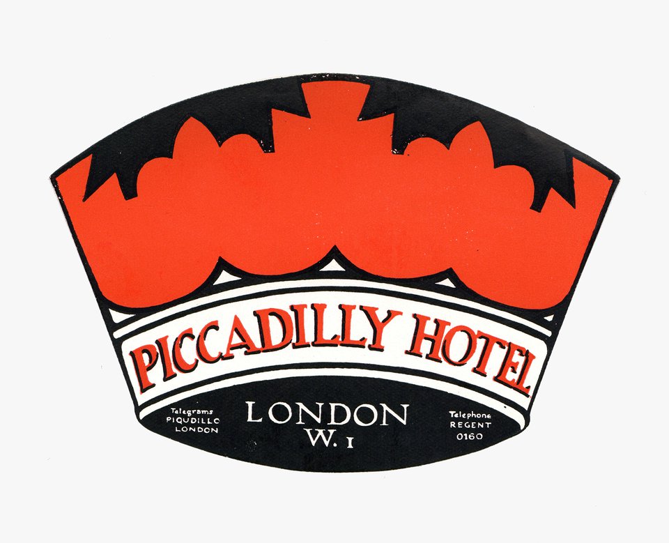Vintage poster – Piccadilly hotel – Galerie 1 2 3