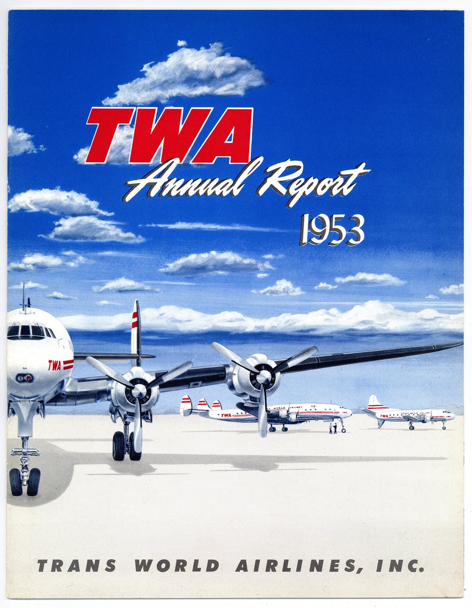 Vintage poster – TWA, Annual Report 1953 – Galerie 1 2 3